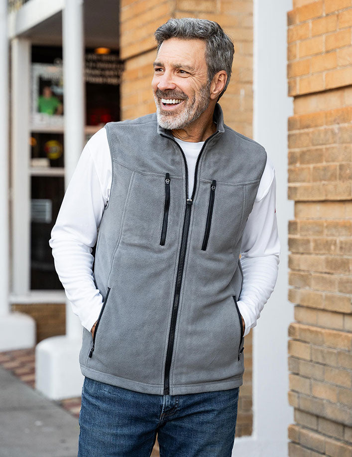 Fleece Crest Vest for Men – SCOTTeVEST