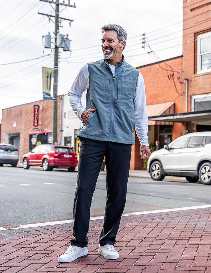 Featherweight Light Weight Men's Travel Vest with Hidden Pockets ...