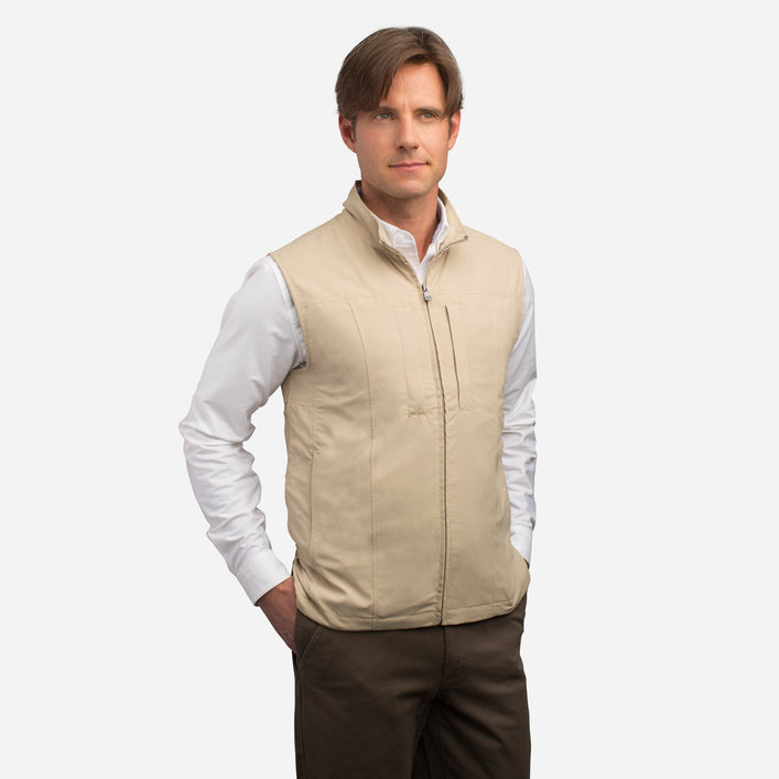 Traveling Vest with Hidden Pockets | Best Men's Travel Vests | SCOTTeVEST